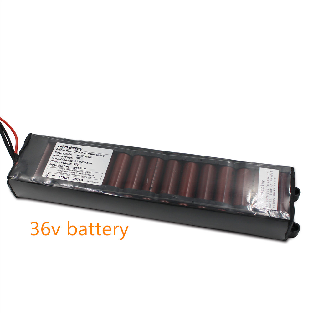36V 4.4ah/6.6ah/7.8AH Rechargeable Lithium Battery Pack